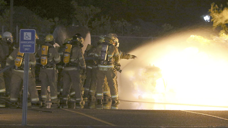 Dozens of firefighters learn to fight propane tank fires | Picayune Item