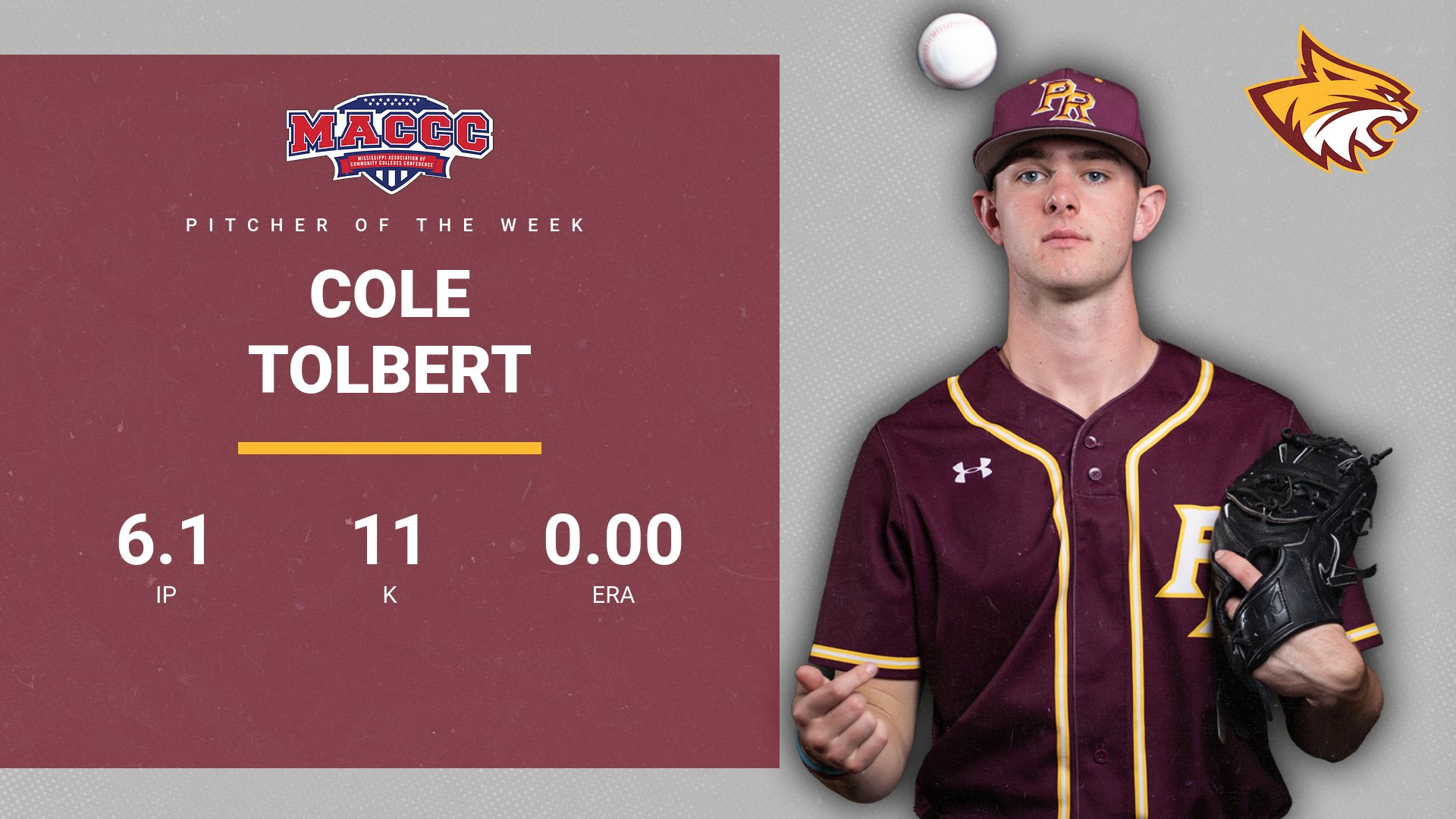 No. 3 Pearl River’s Cole Tolbert honored by MACCC | Picayune Item