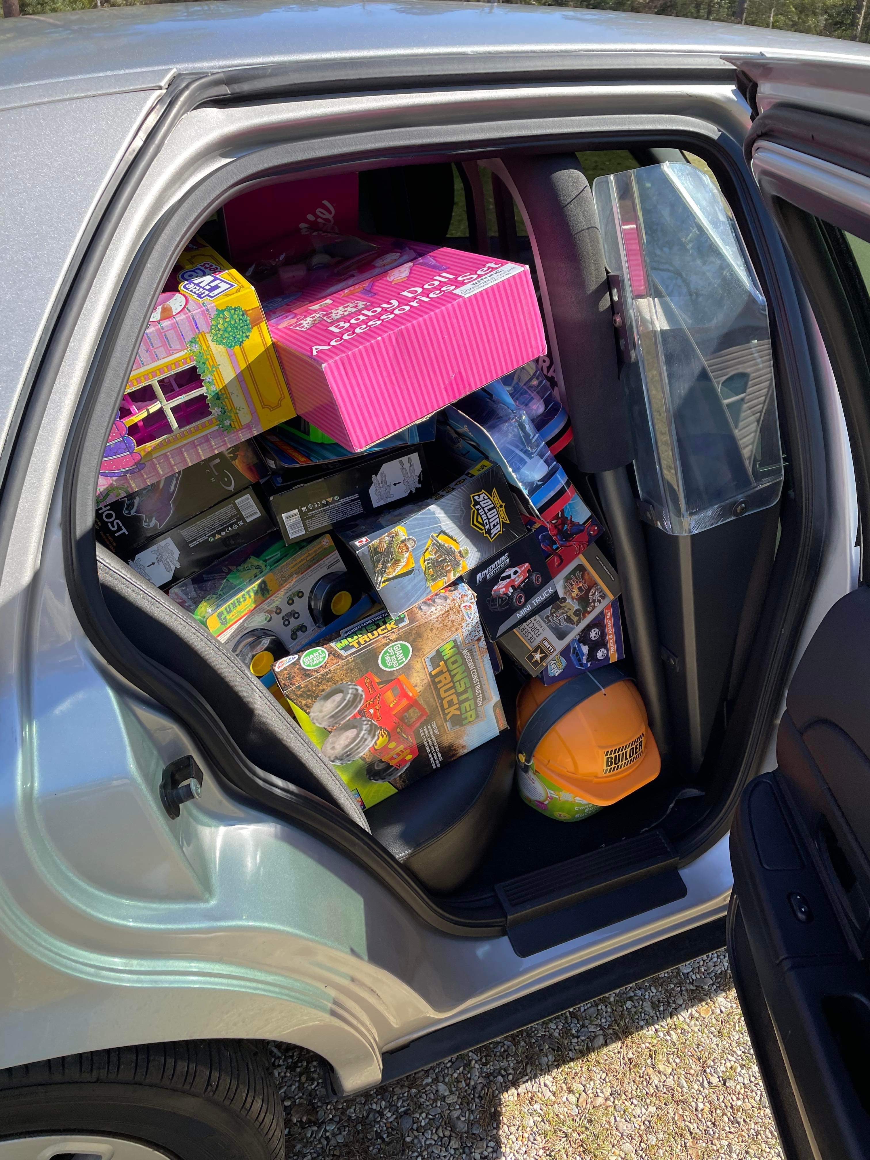 The giving was good for Poplarville residents on the day before ...