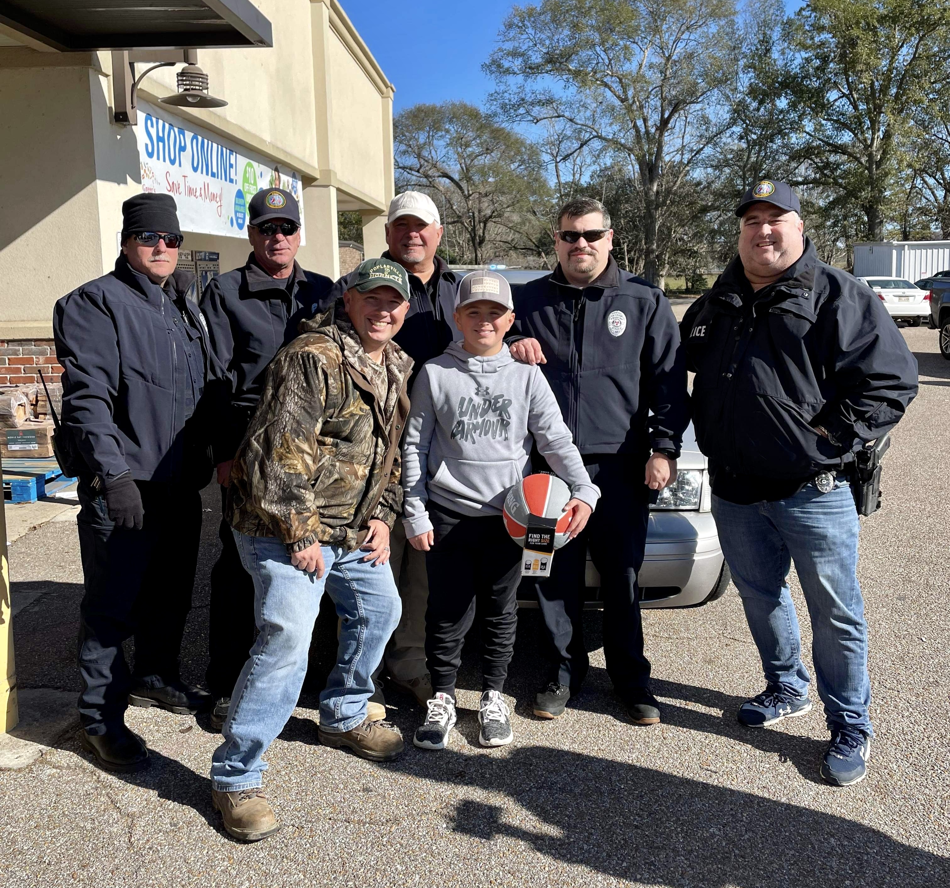 The giving was good for Poplarville residents on the day before ...