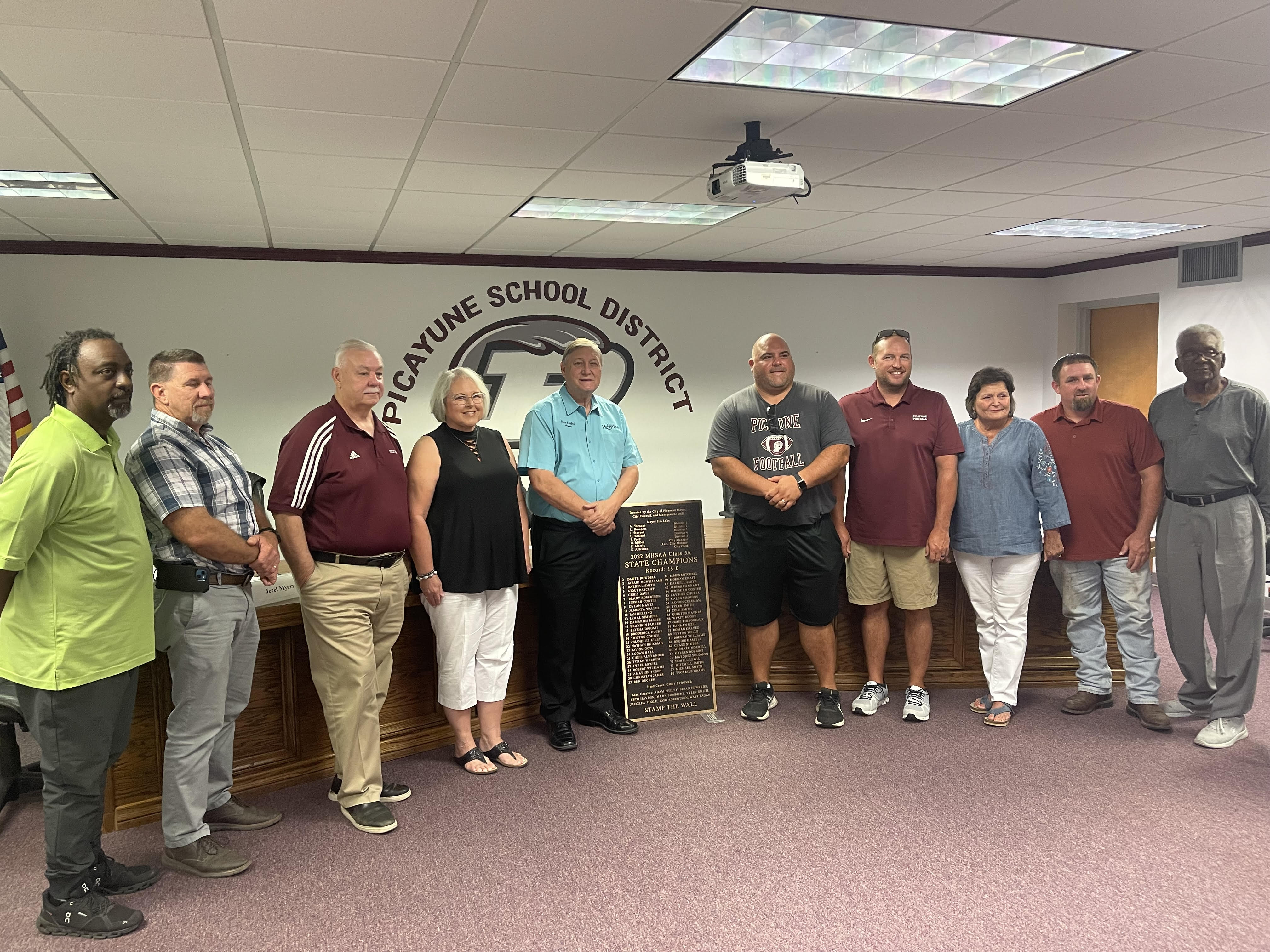 Picayune Memorial High School Football Team Honored with Commemorative ...